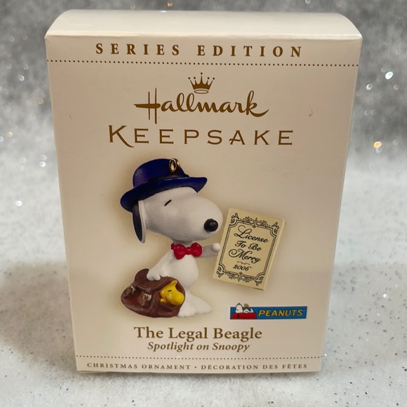 Hallmark | Holiday | The Legal Beagle Spotlight On Snoopy Ornament B4 ...